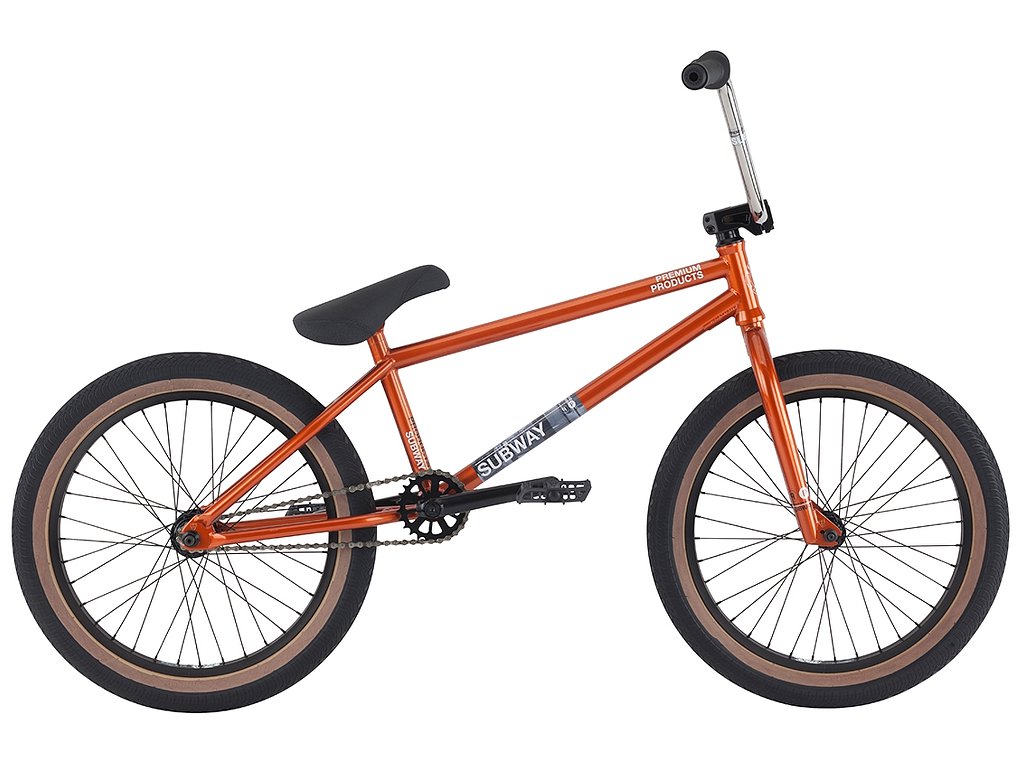 Premium "Subway" 2016 BMX Bike - Brakeless / Gloss Copper | kunstform ...