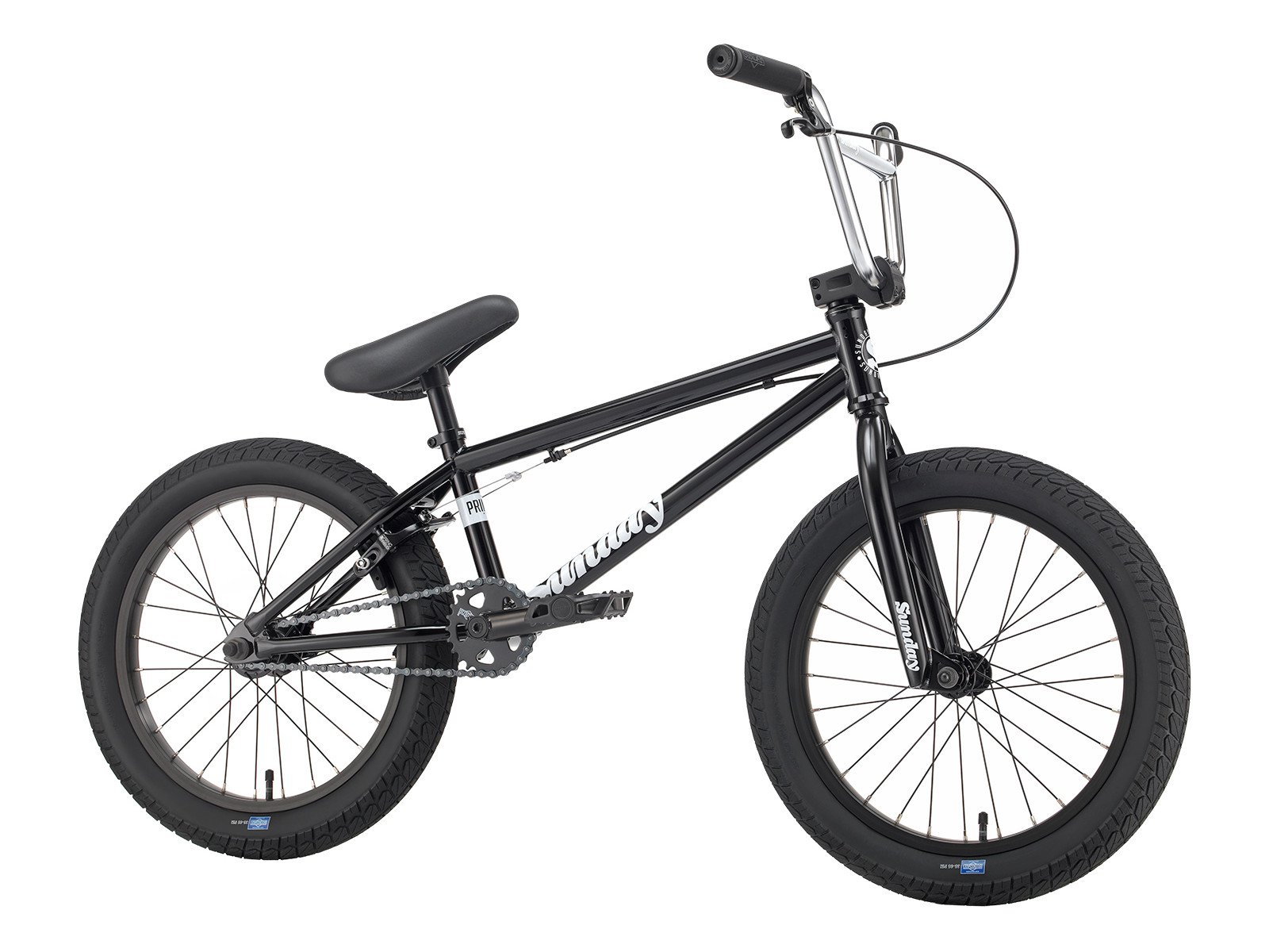 Sunday Bikes "Primer 18" 2018 BMX Bike - 18 Inch | Black | kunstform ...