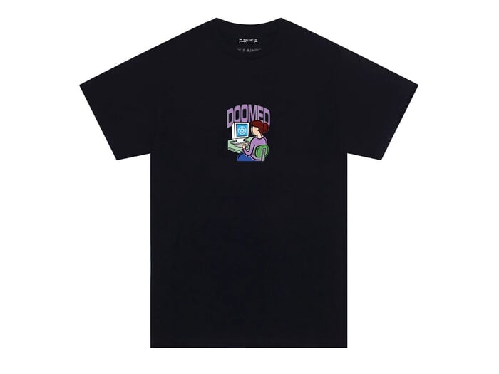 Doomed Brand "Clip Art Tee" T-Shirt - Black | kunstform BMX Shop & Mailorder - worldwide shipping